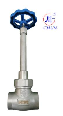 China SS304/316 Long Stem Cryogenic Globe Valve For Cryogenic Storage Tank/Container for sale