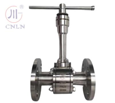 중국 수동 플랜지 SS304 또는 SS316 압력을 조정 크로오겐 볼 밸브 DN25 PN40 판매용