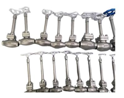 중국 PN50 냉동 구상 밸브 정지 밸브 소켓 용접 -196~+80 °C LNG LOX LIN LAR LCO2 판매용