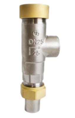 중국 SS304/316 DN15 PN40 탱크 / 스키드 / 컨테이너를 위한 냉동 저부수 안전 밸브 판매용