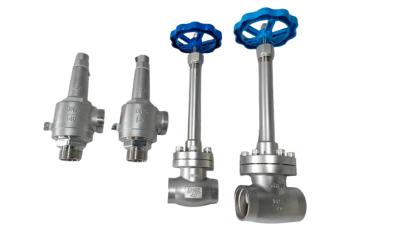 China SS304 Cryogeniek harde afdichting veiligheidsventiel voor LIN LOX LAR LNG tank -196~80 °C Te koop
