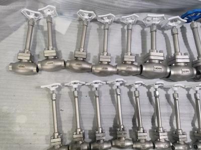 중국 DN25 극저온 글로브 밸브 스테인리스 스틸 304/316, PTFE 씰 및 CF8/CF3 밸브 바디, -196°C ~ +80°C 적용 판매용