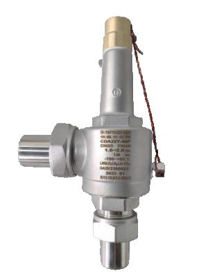 China Low-temperature gas valve Cryogenic Safety Valve 3/8''-2'' 4.0Mpa for LNG LOX LIN LAR LCO2 Applications for sale