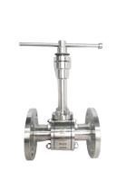 China SS304 Flange End Cryogenic Ball Valve DN40 for -196°C Applications with Custom Logo Options for sale