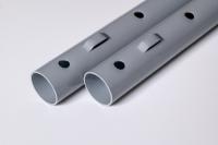 China CNC Pipe Hole Punching Machine 12Mpa Hydraulic Arc Notching Cutting Tailing Pulling 6.5m for sale
