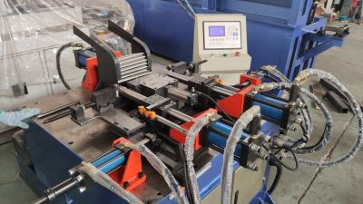 China Double Head CNC Pipe Notcher CH80 High Speed Arc Punching Machine Te koop