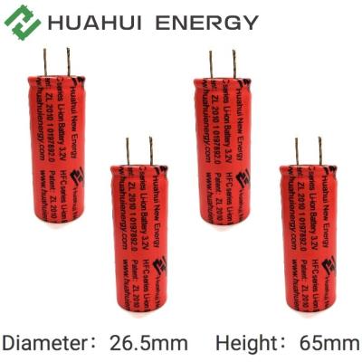 Cina 5C-10C Lifepo4 26650 3,2 batterie ad alta temperatura di V 3000mah Huahui in vendita