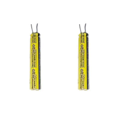 中国 黄色い2.4V 60mAh LTO電池細胞HTC7240のリチウム チタン酸塩の酸化物の細胞 販売のため