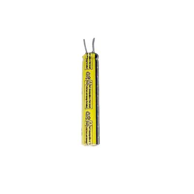 中国 黄色い2.4V 60mAh LTO電池細胞HTC7240のリチウム チタン酸塩の酸化物の細胞 販売のため