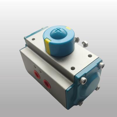 중국 듀얼 액션 공기 액추에이터 -40°C ~ 80°C ISO 5211 DIN 3337 판매용