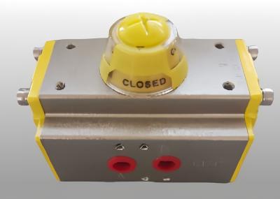 중국 알루미늄 합금 래크 피니언 공기 액추에터 듀얼 액션 단일 액션 판매용