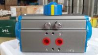 China AT Series Rack and Pinion Pneumatic Actuator Double Acting Single Acting 0.3-0.8MPa Hard Anodized for sale