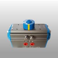 China AT Series Rack and Pinion Pneumatic Actuator Double Acting Single Acting 0.3-0.8MPa Hard Anodized for sale