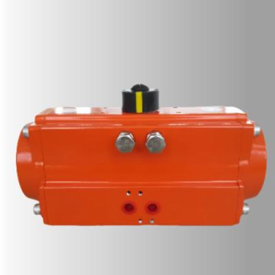 China Epoxy Painting Rack And Pinion Pneumatic Actuator For Butterfly Valves Ball Valves for sale