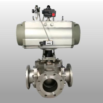 Valvola pneumatica e attuatore a pignone Attuatori pneumatici rotanti a 90 gradi
