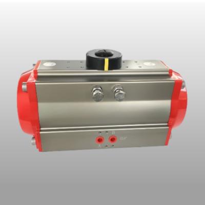 중국 알루미늄 회전 스트로크 랙 및 ISO 5211 장착 장치와 함께 피니온 공기 작동 장치 판매용