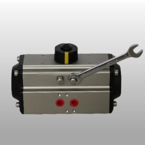 Quality Aluminum Body Pneumatic Valve Actuator Single Effect Spring Return Low Noise for sale