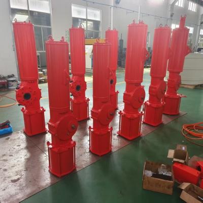 China Single Double Acting Scotch Yoke Pneumatic Actuator High Torque Aluminum Alloy Body for sale