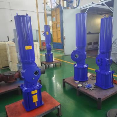 China Single Double Acting Scotch Yoke Pneumatic Actuator High Torque Aluminum Alloy Body for sale
