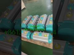 low temperature silicone sealing pneumatic valve actuator rack and pinion type