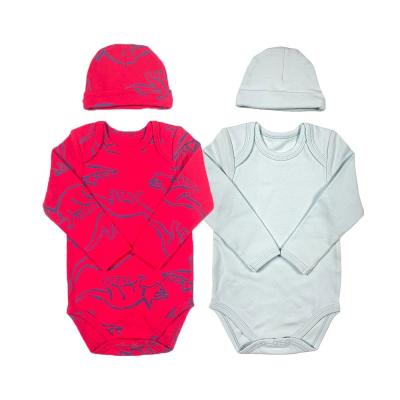 China Gepersonaliseerde kleuren babykleding romper voor peuters biologisch katoen en lange mouw Te koop