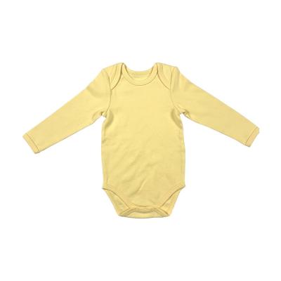 China Gepersonaliseerde kleuren babykleding romper voor peuters biologisch katoen en lange mouw Te koop