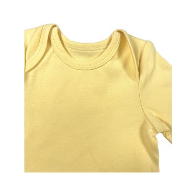 China Gepersonaliseerde kleuren babykleding romper voor peuters biologisch katoen en lange mouw Te koop