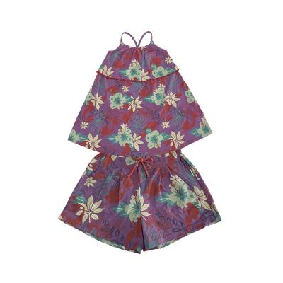 China Carton Patroon Katoen Jersey Kinderen Kleding Set Kortbroek Kleding Mode Meisje Kinderen Rok Te koop