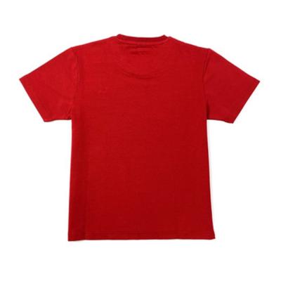 Cina Stylish Knitting Bambini Ragazzi Crewneck Rosso Casual Sport T-shirt semplice Manica corta in vendita