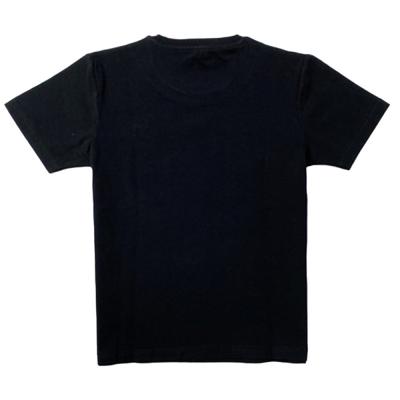 Cina Verano ricamato nero a maglia Crewneck ragazzi T-shirt manica corta personalizzabile in vendita