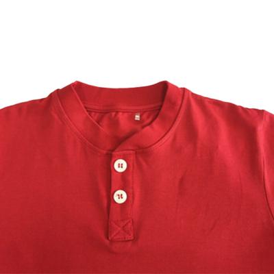 Cina Summer Boys Kids O-neck T-shirt di cotone rosso manica corta con spandex / cotone mix in vendita