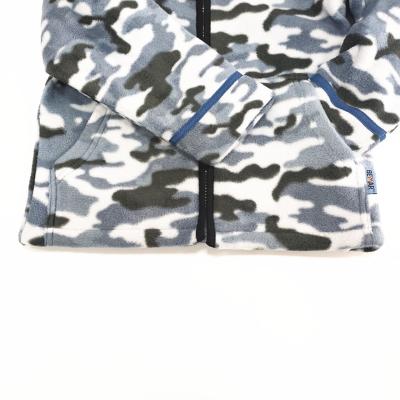 China 100% Polyester Shell Material Boys Hooded Winter Coat with Cotton Lining and Zipper for sale