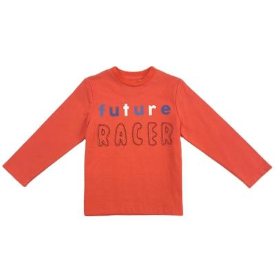 China O-Neck Jungen und Mädchen Langärme Weiß Baby T-Shirt Cartoon Baumwolle Babykleidung zu verkaufen