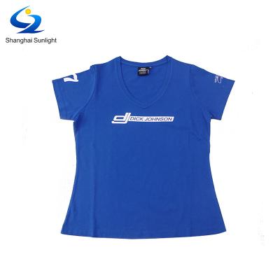 Cina T-shirt femminile a manica corta in stile e eco-friendly in vendita