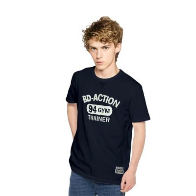 Cina T-shirt da allenamento maschile in tessuto jersey per sport all'aperto in vendita