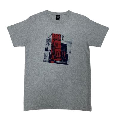 中国 男性用カジュアル 100% 綿 シンプル 丸い首のTシャツ 販売のため