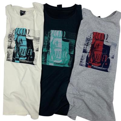 中国 男性用カジュアル 100% 綿 シンプル 丸い首のTシャツ 販売のため
