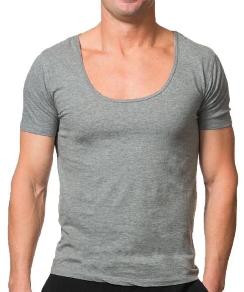 Quality Customize Logo O V Neck Casual Sports Tshirt in 100% Combed Cotton Pre-shrinkage for sale