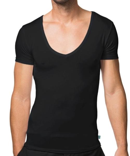 Quality Customize Logo O V Neck Casual Sports Tshirt in 100% Combed Cotton Pre-shrinkage for sale