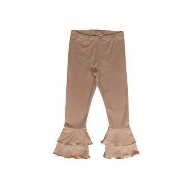 Cina Leggings Ragazze Stile Moda Bambini Personalizzare Piccole Ragazze Soft With Ruffle Leggings in vendita