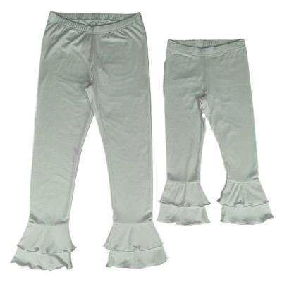 Cina Leggings Ragazze Stile Moda Bambini Personalizzare Piccole Ragazze Soft With Ruffle Leggings in vendita