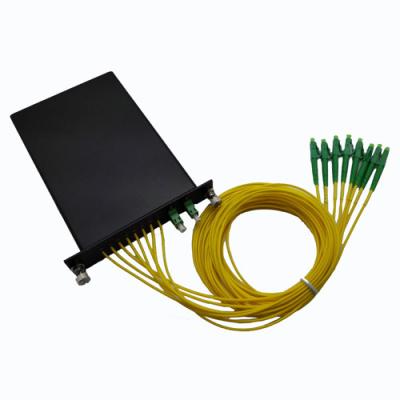 China FLK-LGX-SP208 LGX Cassette Splitter 2×8 Micro PLC Splitter, SC/APC connector for sale