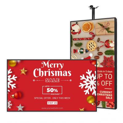 China Smart Android 11 4K LCD Digital Signage Display 43 to 86 Inch High Traffic Retail for sale