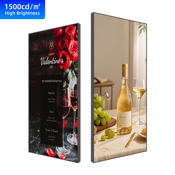 Quality Commercial 55 Inch Indoor LCD Digital Signage Display 1500Nits High Brightness Screen Android 11 for sale