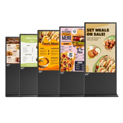 China IR Touch Floor Stand Digital Signage Display 32 - 65 Inch Interactive Touch Screen For Retail Stores for sale