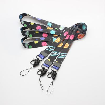 China Cellphone accessories Universal mobile phone carrier Quick-Release Nylon Necklace/Wrist strap promotional printed for sale