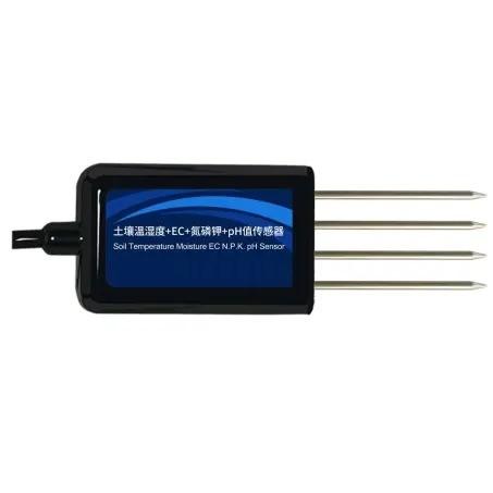 Quality Moisture Range 0-100% 7 in 1 Multi-Depth Soil Sensor NPK Temperature EC Meter for Farm for sale