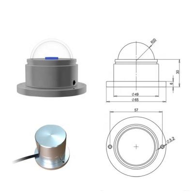 China RS232/RS485/4-20mA Uitgang Optische pyranometer Zonne Zonnestralingssensor 0-1500W/M2 Te koop