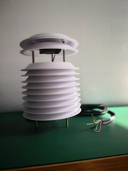 Quality Aspirated Radiation Shield Weather Station for Atmospheric Temperature Humidity for sale