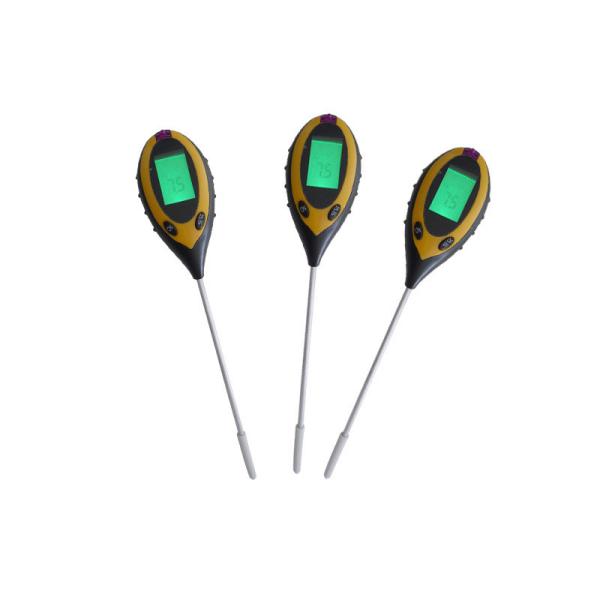Quality 4-in-1 Sensor Meter for Soil Moisture Temperature PH Sunlight Compact and for sale